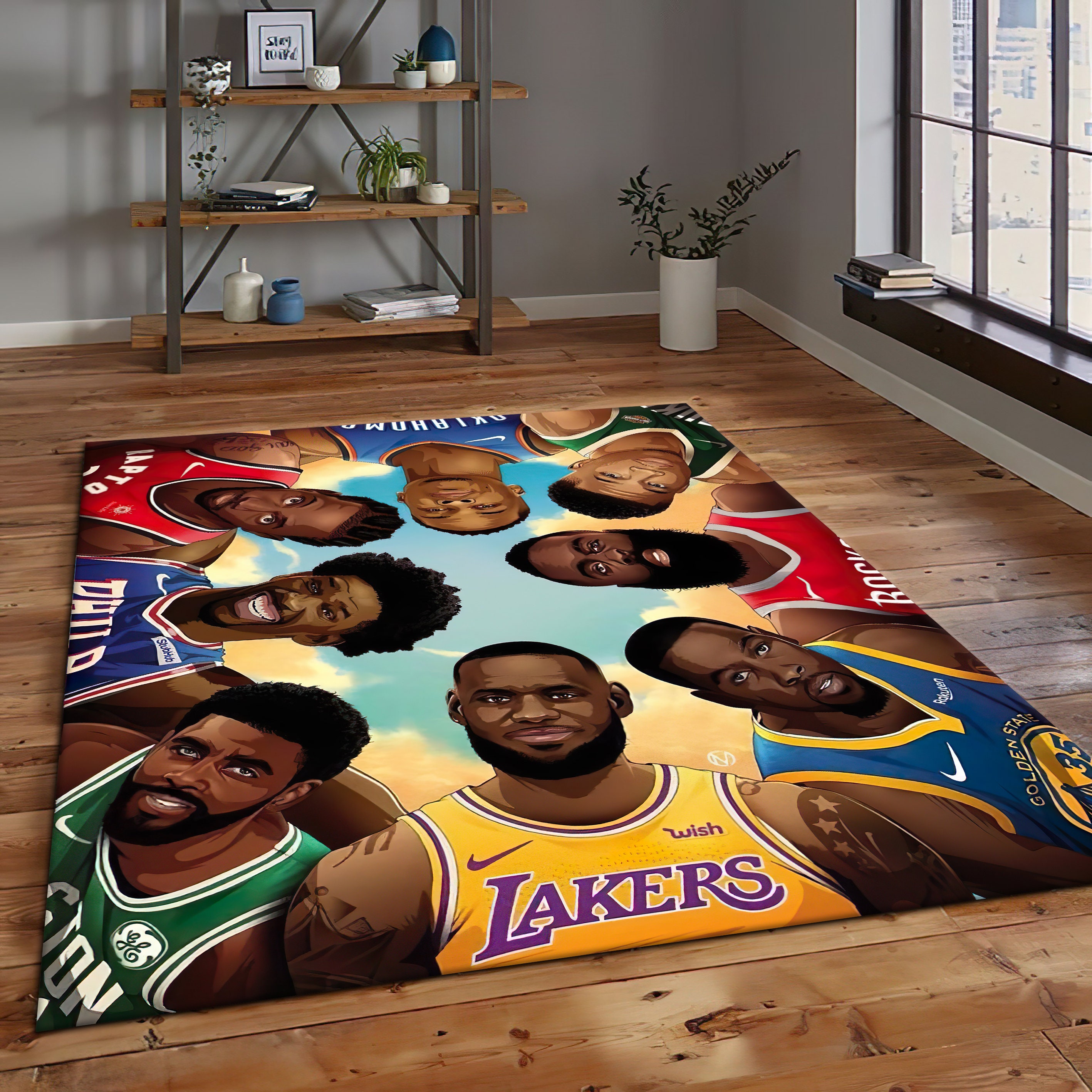 Nba Legends Rug, Jordan Rug, Basketball Players Carpet, Air Jordan ...