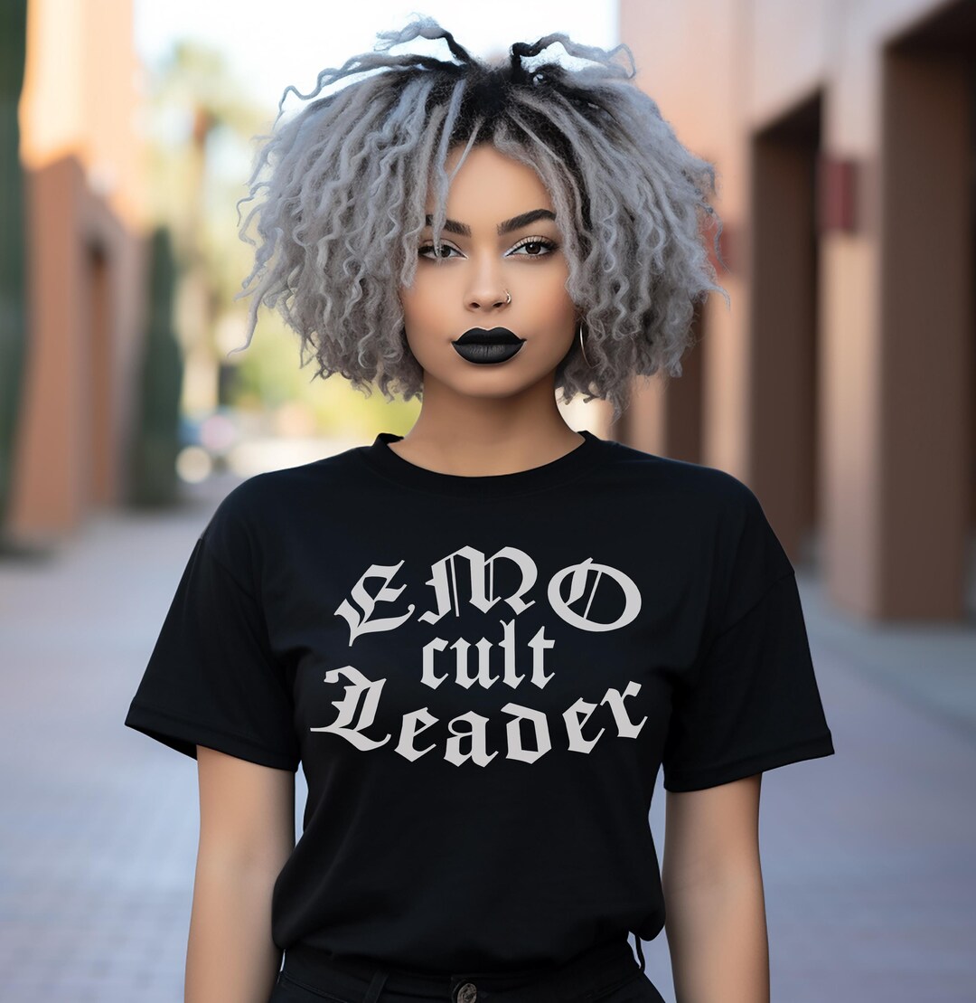 Emo Cult Unisex Tee Shirt Funny Sarcastic Horror Ghouls Spooky Retro ...