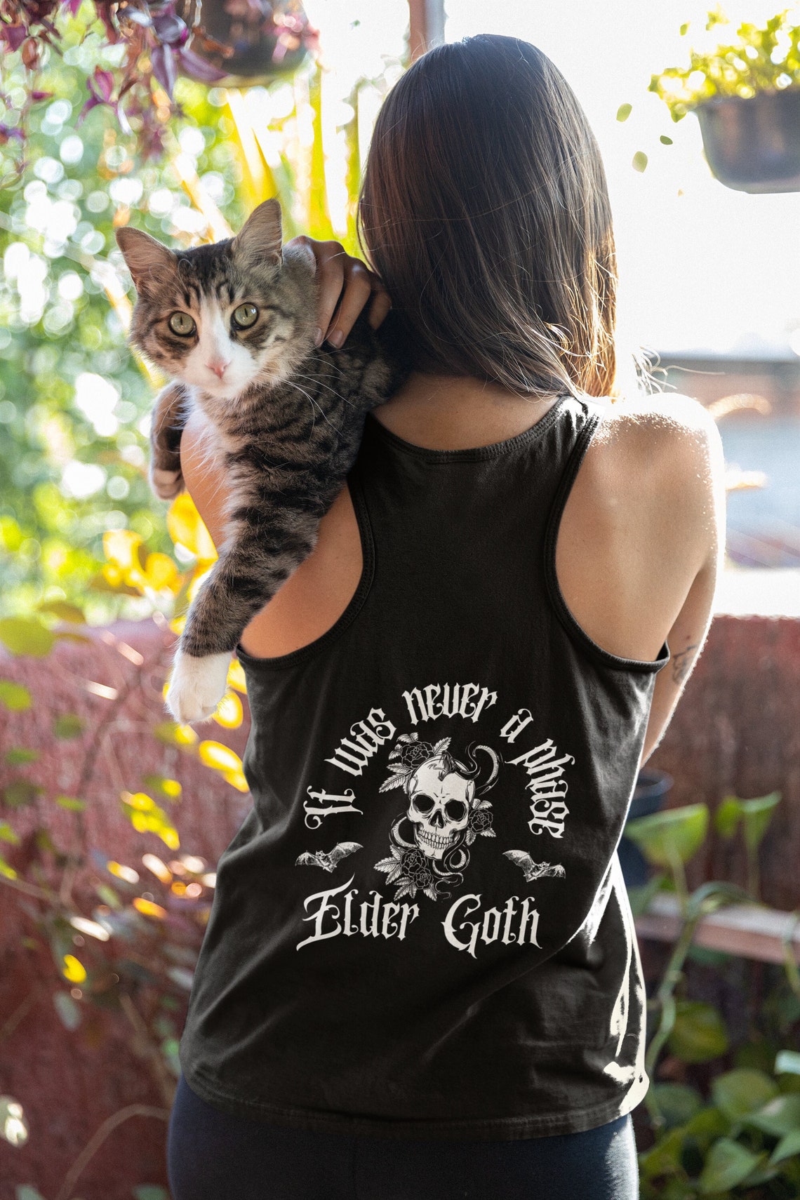 Elder Goth It Was Never A Phase Women's Ideal Racerback Tank | Gothic ...