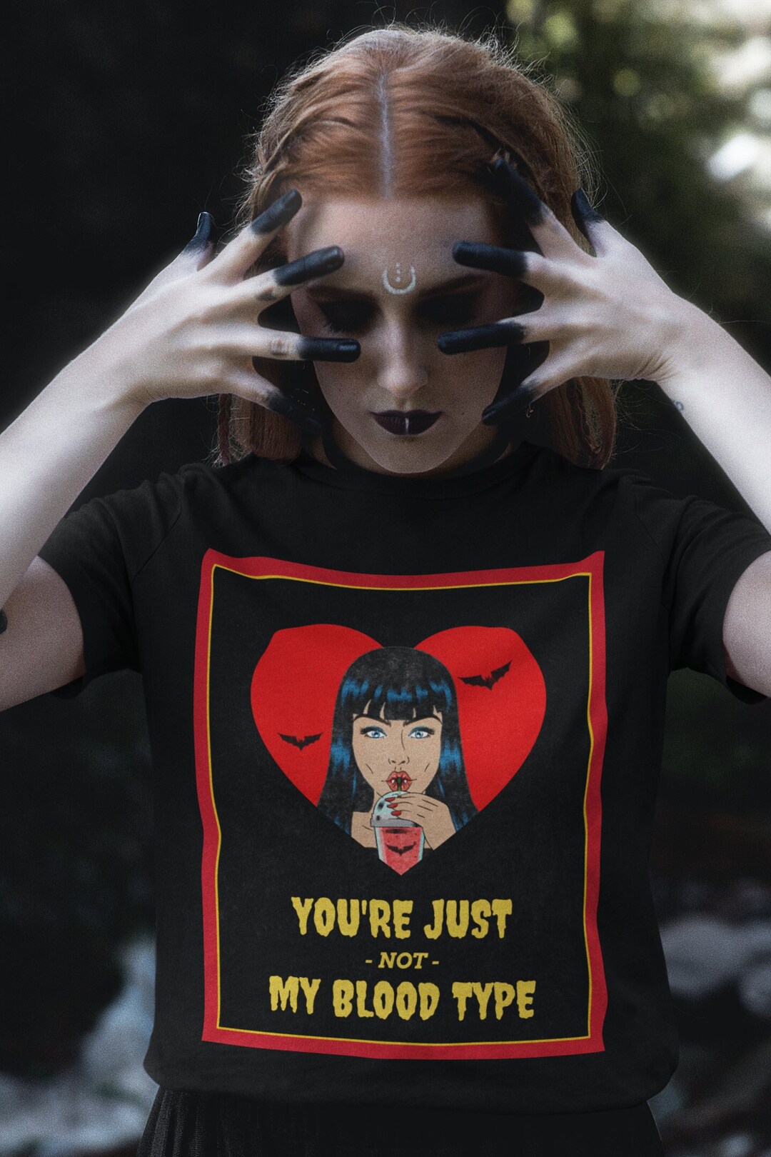 You're Just Not My Blood Type Halloween T-shirt, Halloween Shirt, Retro ...