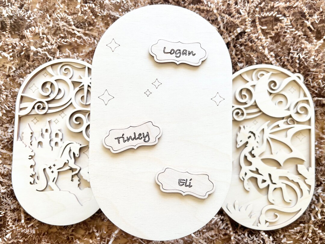 DIY Paint Kit - Name Plate Add-on | Laser Engraved Personalized Name ...