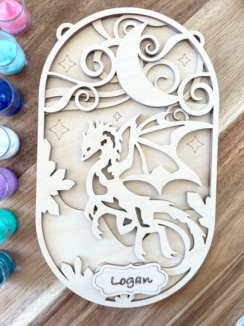 DIY Paint Kit - Name Plate Add-on | Laser Engraved Personalized Name ...