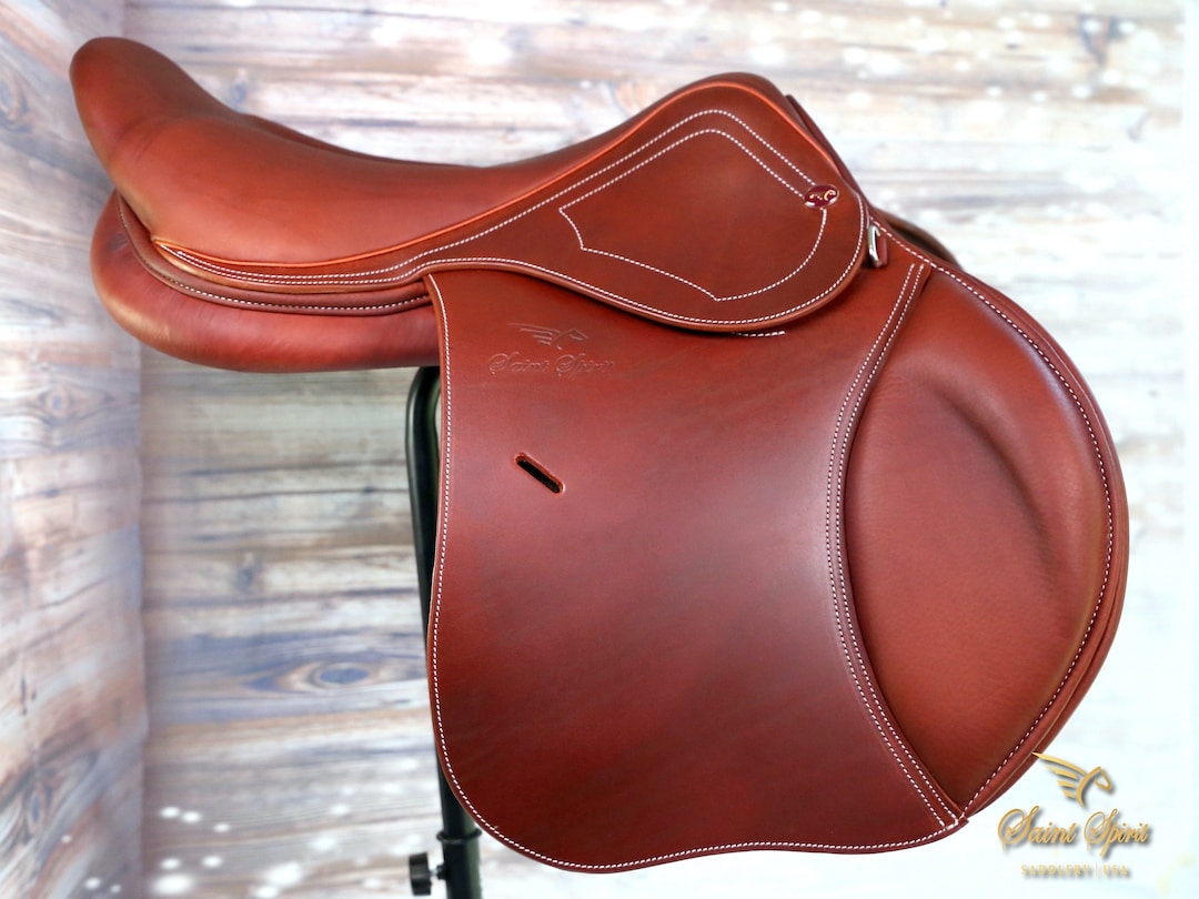Saint Spirit Saddles Challenger OAK Jump Saddles Leather Saddle From 14 ...
