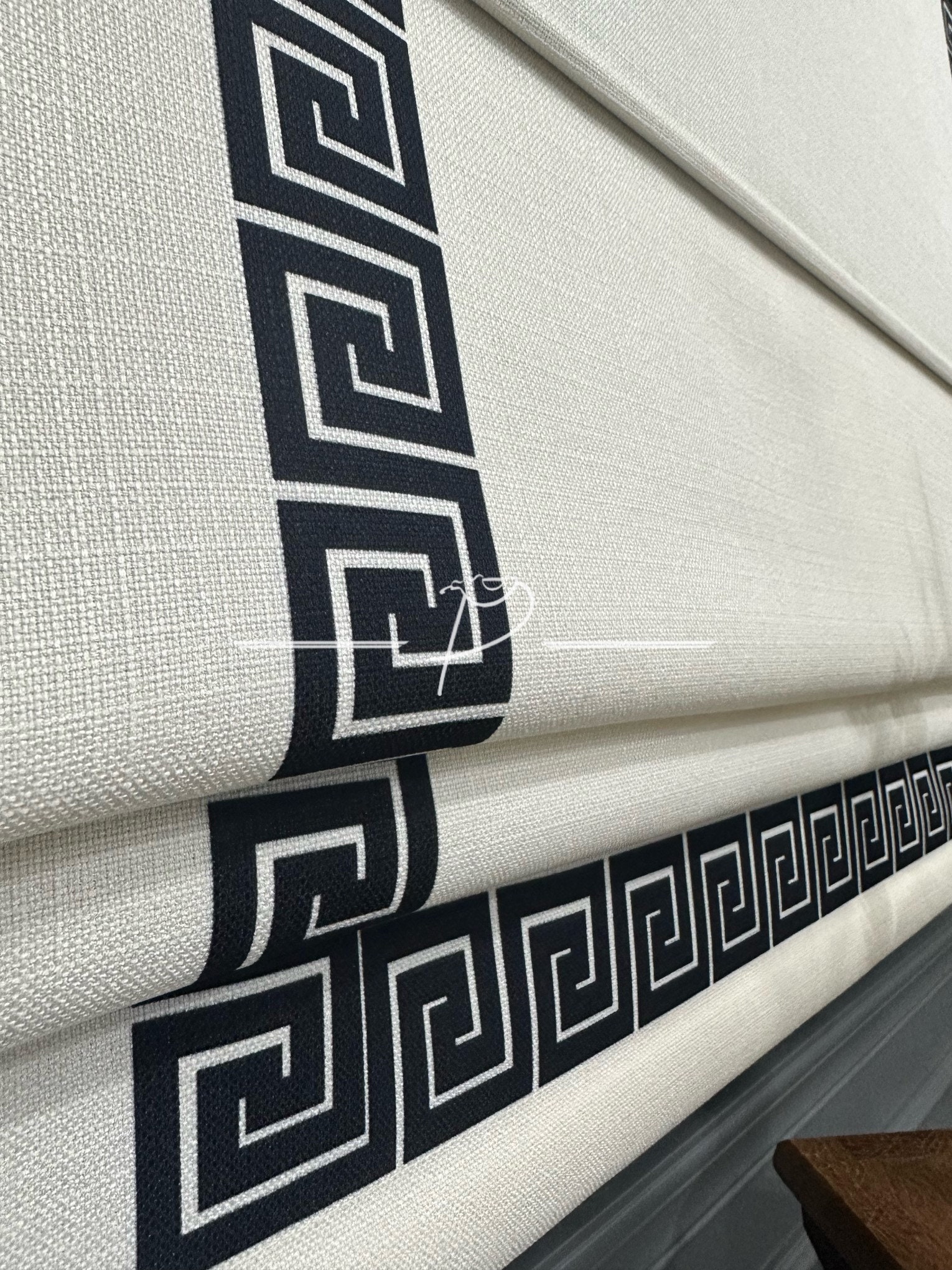 Roman Shade With Chain Mechanism , 100% Linen. Natural ,linen Blind ...