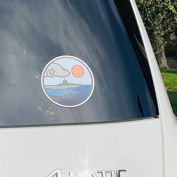 Navy Submarine Car Decal - Etsy