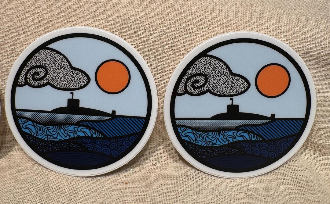 Mosaic Submarine - Submarine - Submarine Sticker - Navy Gift ...