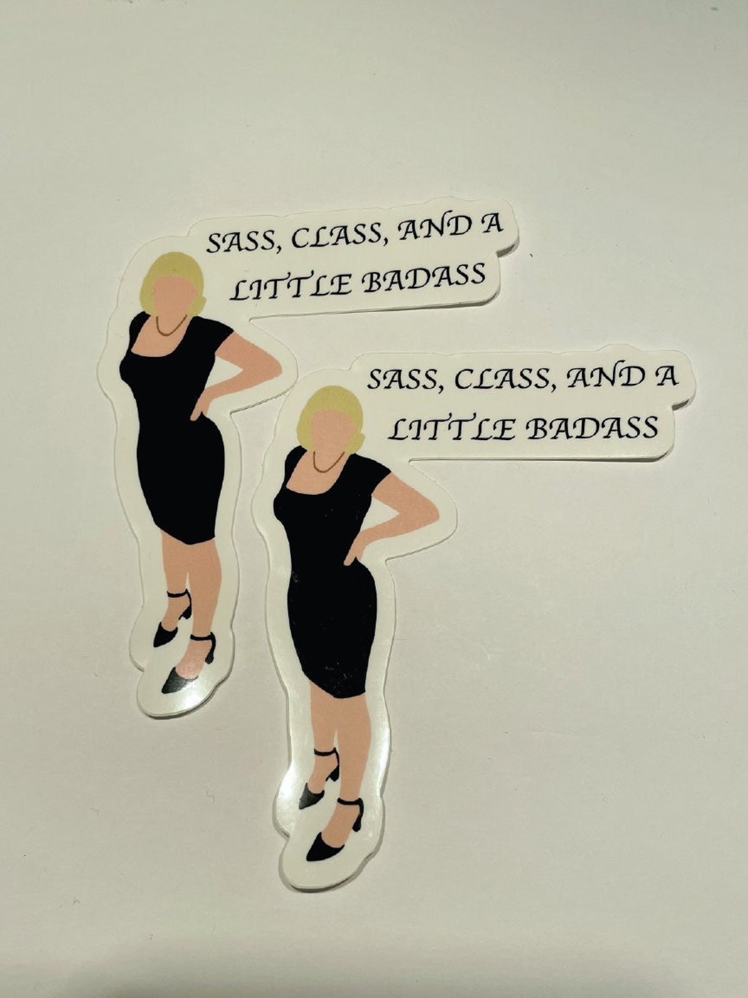 Sass Class and a Little Badass Girl Boss Vinyl Sticker - Etsy