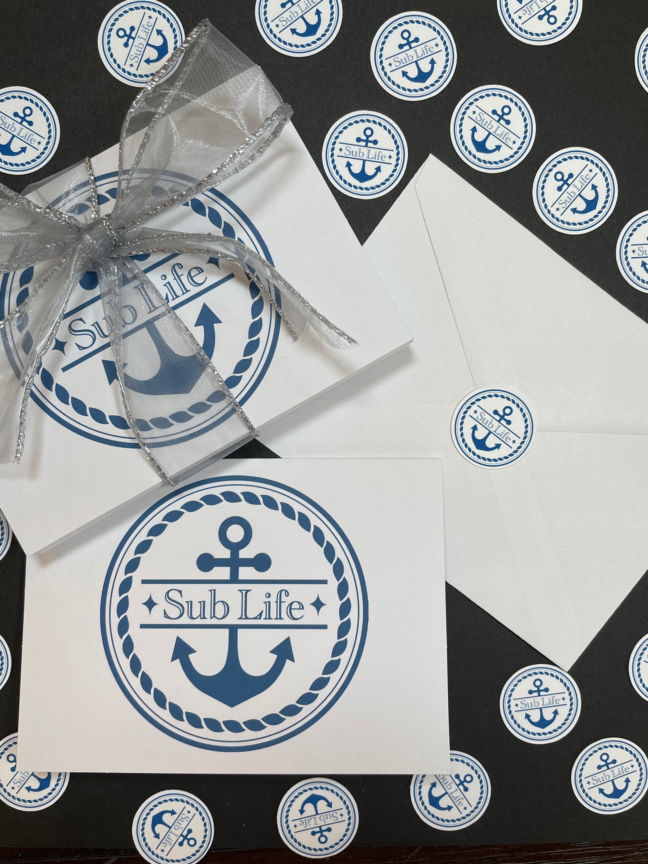 Sub Life Anchor Card Submarine Gift Submarine Card Navy Greeting Card ...