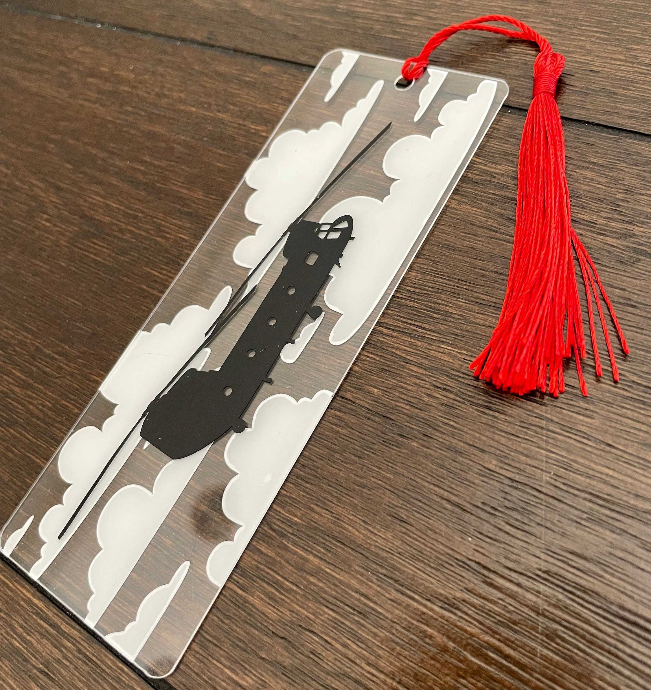 US Army Helicopter Clear Acrylic Bookmarkarmy Aviation Gift - Etsy