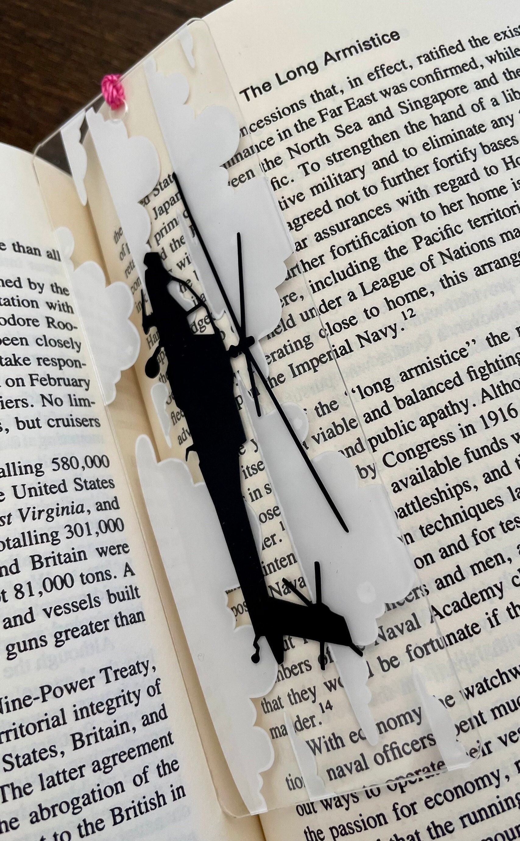 US Army Helicopter Clear Acrylic Bookmark,army Aviation Gift, Army Wife ...