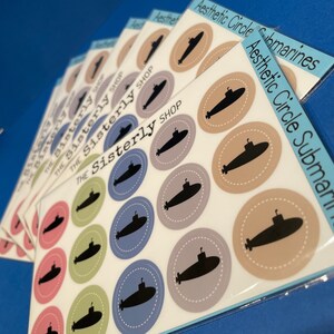 Submarine Envelope Sealer Sticker Sheet US Navy Sub Wife Boat Auction ...