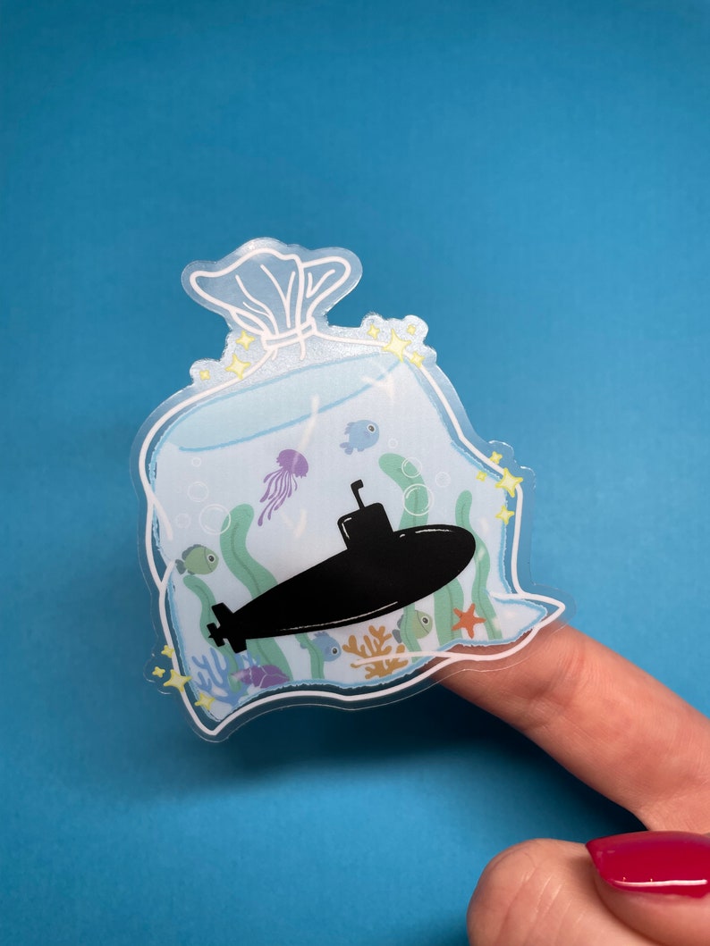 Submarine Goldfish Sticker Decal Military Gift Navy Sub Wife Gift ...