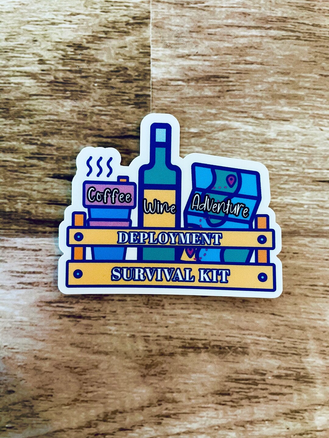 Deployment Survival Kit, Military Deployment, Military Spouse Sticker ...