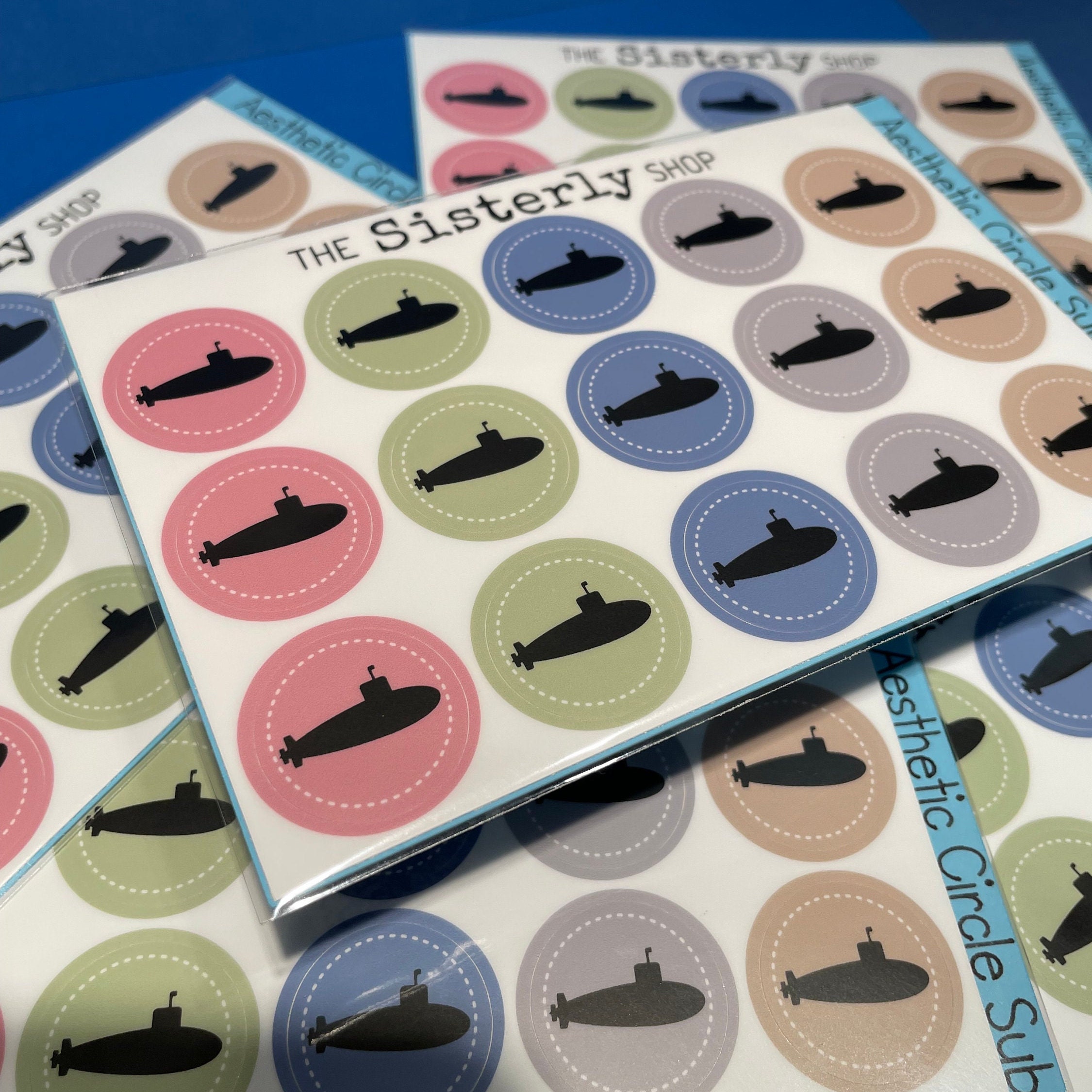 Submarine Envelope Sealer Sticker Sheet US Navy Sub Wife Boat Auction ...
