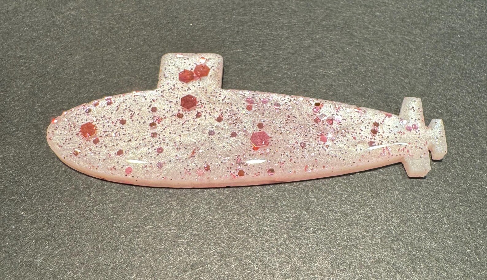 Resin Submarine Key Chain, Keepsake, Magnet, Sub Wife Gift, Glitter ...