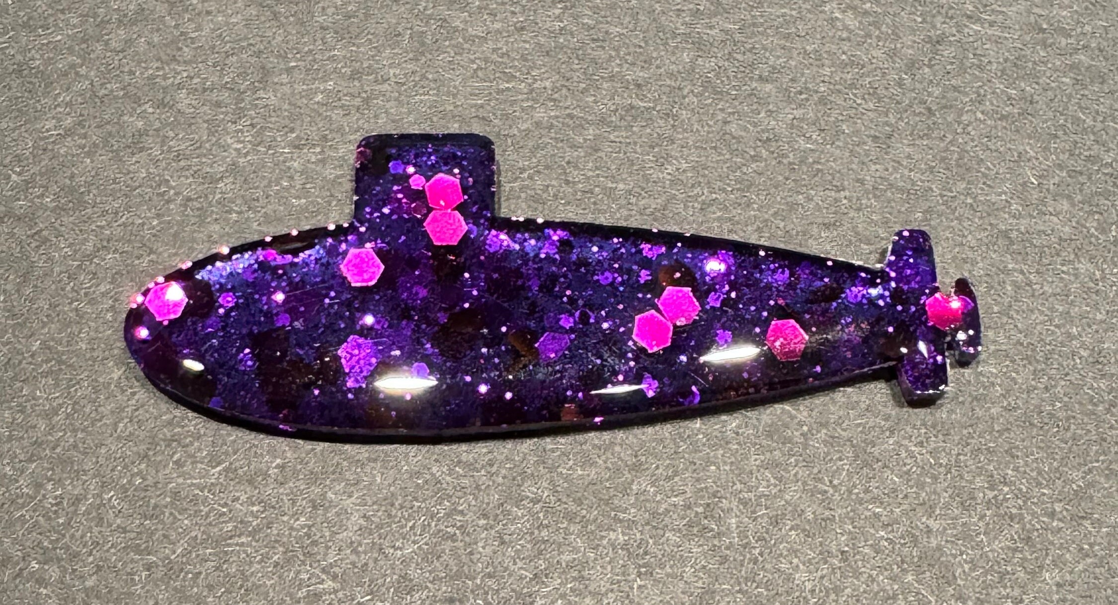 Resin Submarine Key Chain, Keepsake, Magnet, Sub Wife Gift, Glitter ...