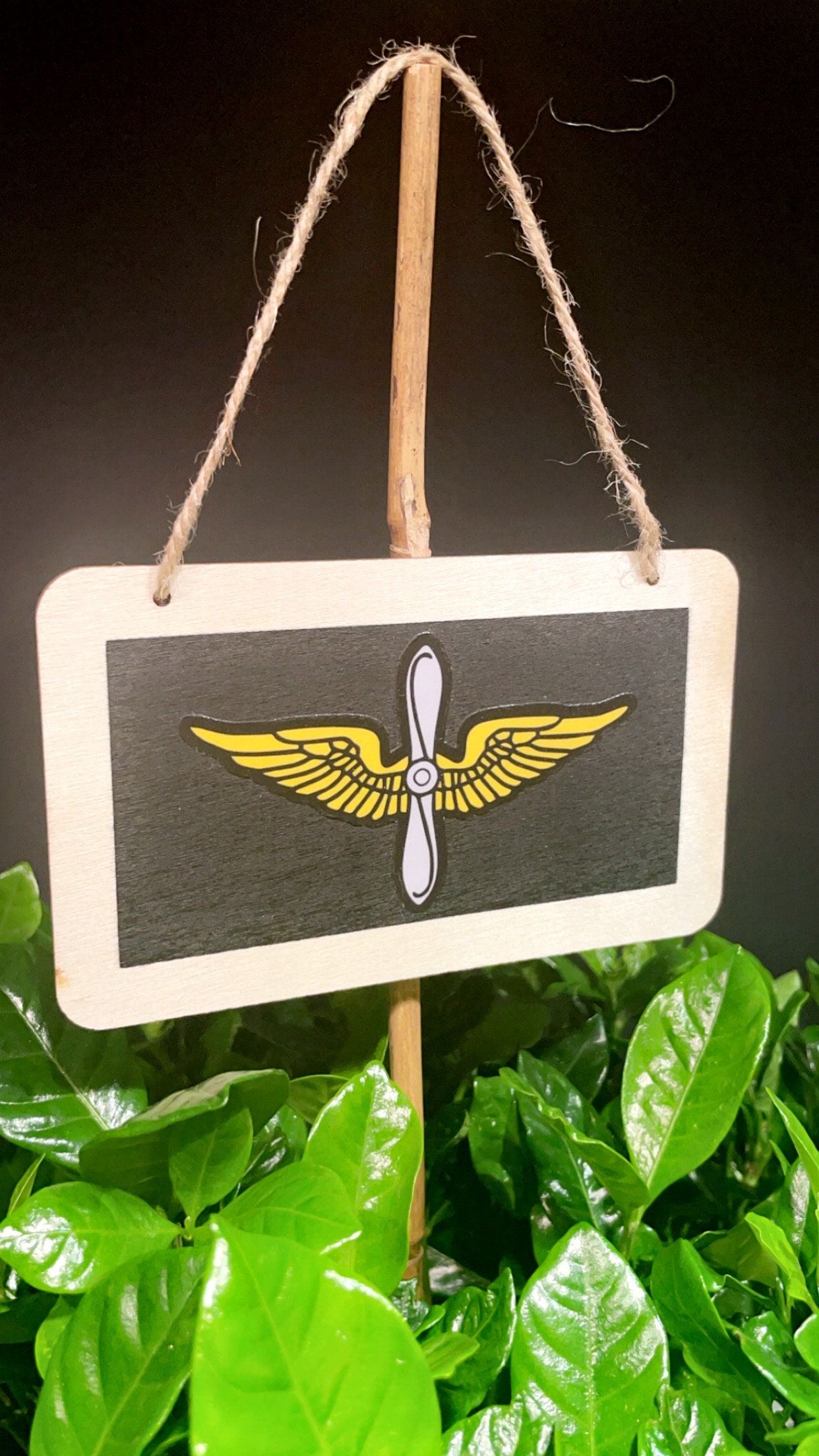 Army Aviation Insignia Hanging Wood Sign Army Helicopter Pilot UH60 ...