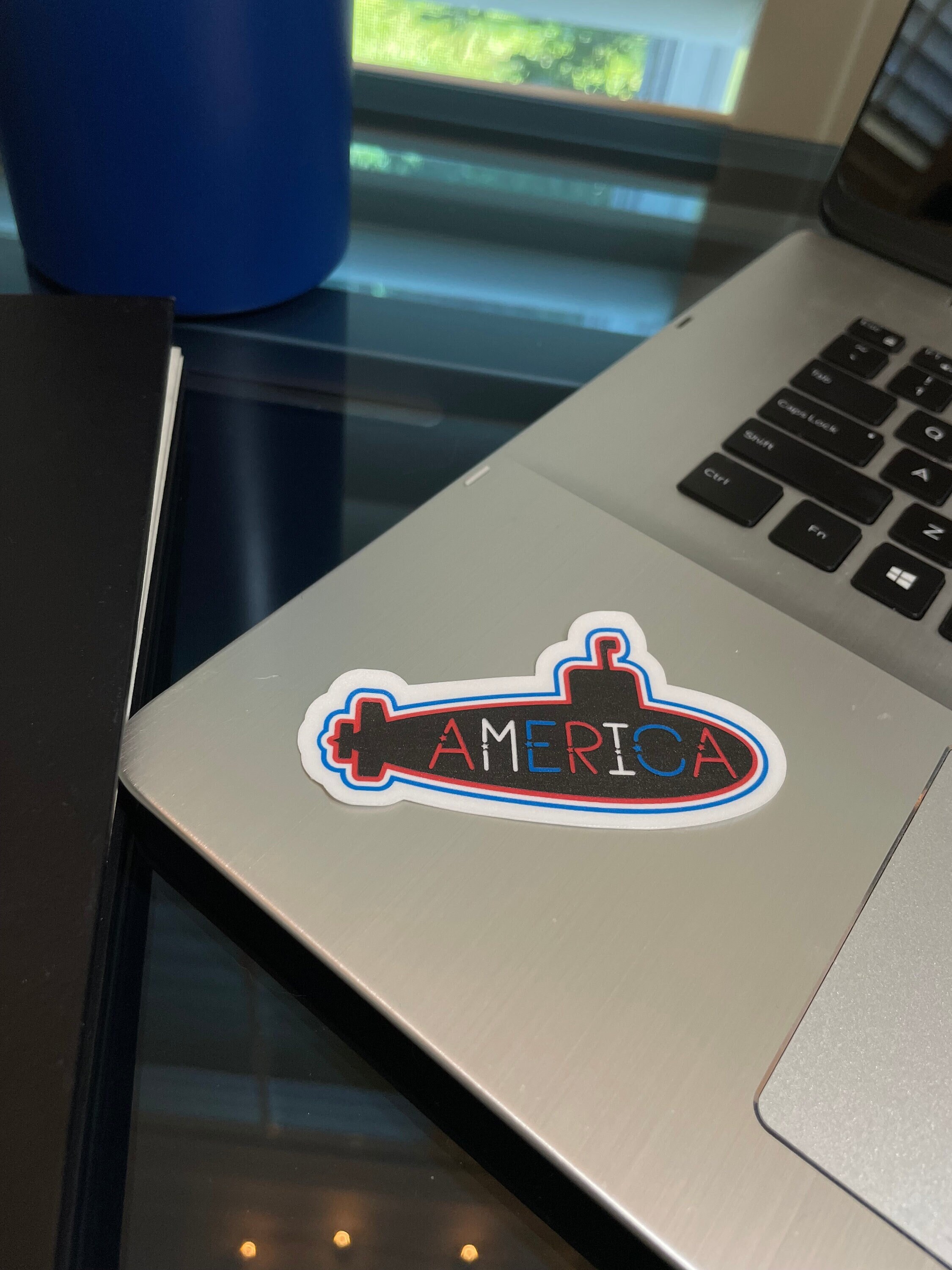 Submarine Americana Sticker Patriotic Sub Sailor Decal Navy Deployment ...