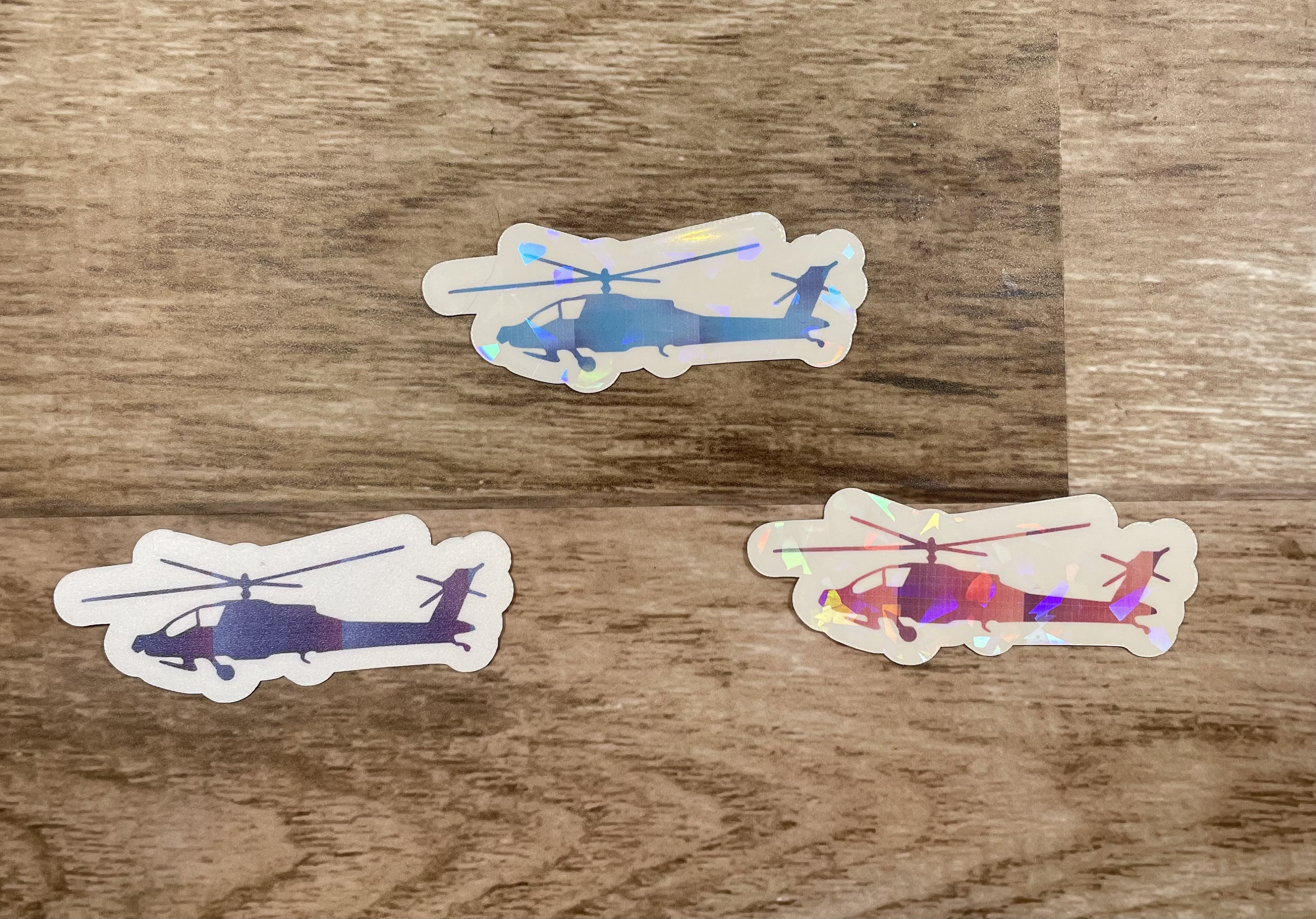 Helicopter Sticker Army Helicopter Helicopter Colorful Stickers UH-60 ...