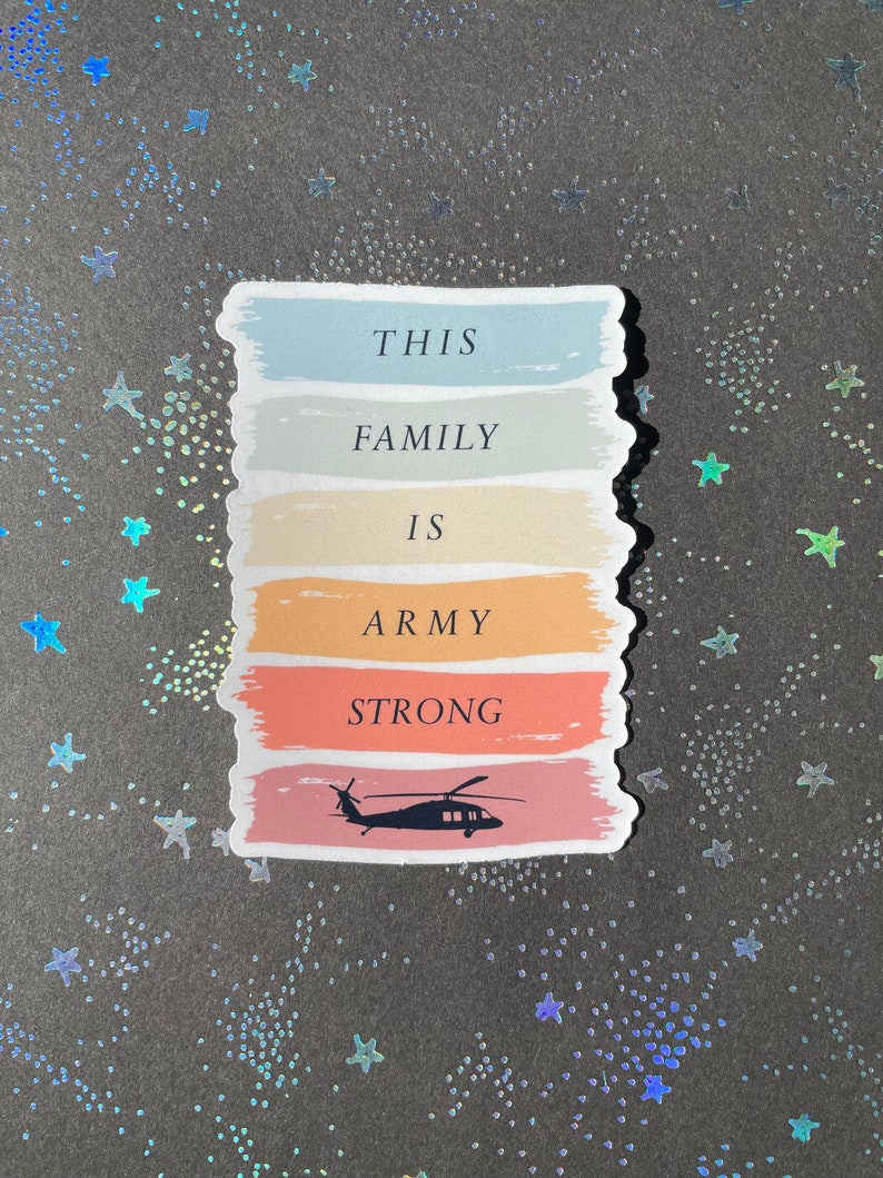 Army Strong Sticker - Army Helicopter - Helicopter Stickers - UH-60 ...