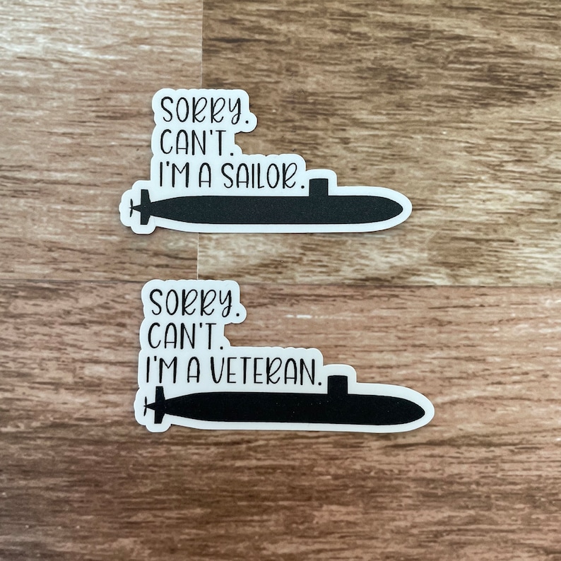Submariner Sticker Navy Sailor Sticker Veteran Submarine Oncoming Nuke ...