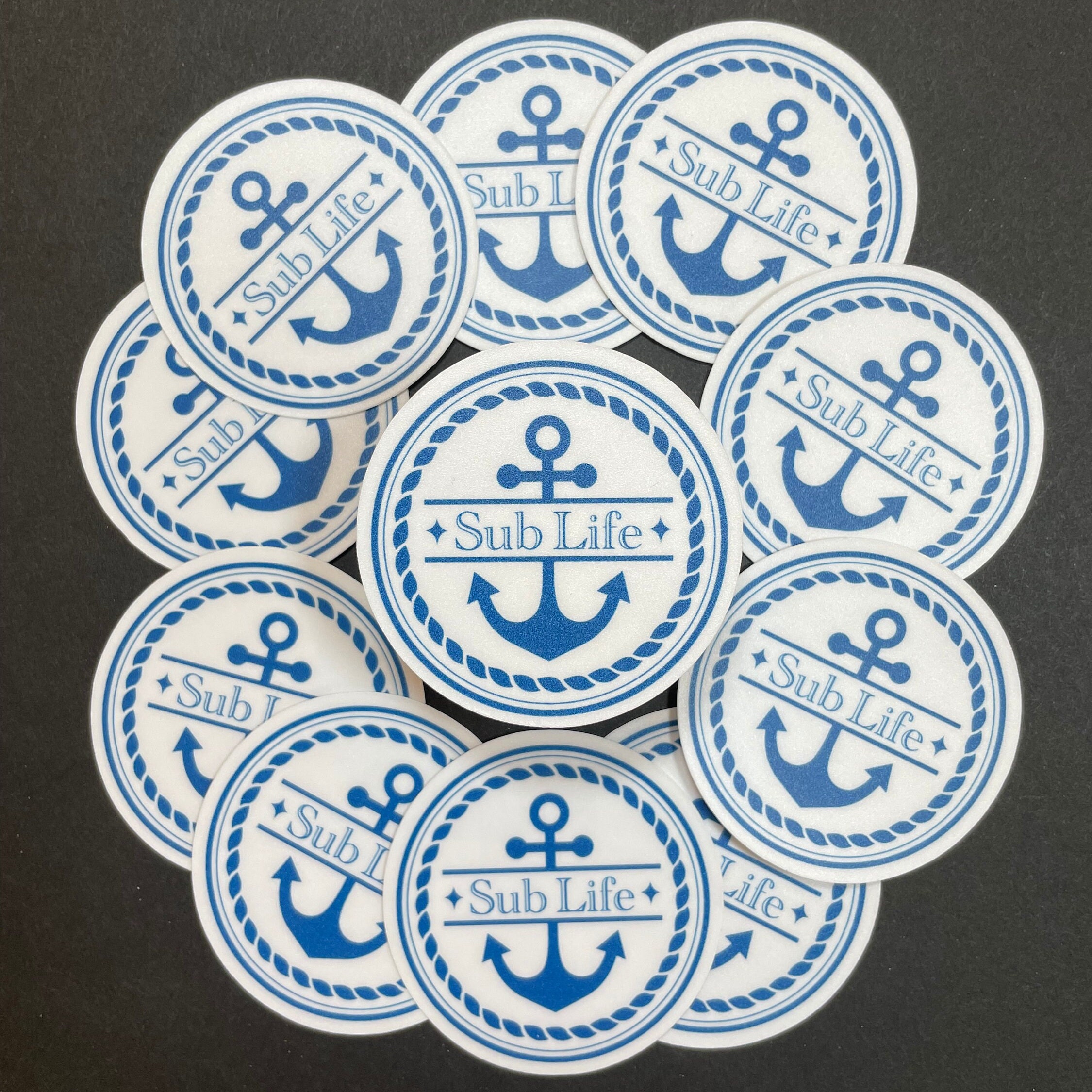 Sub Life Anchor Submarine Sticker, Navy Military Sticker - Etsy