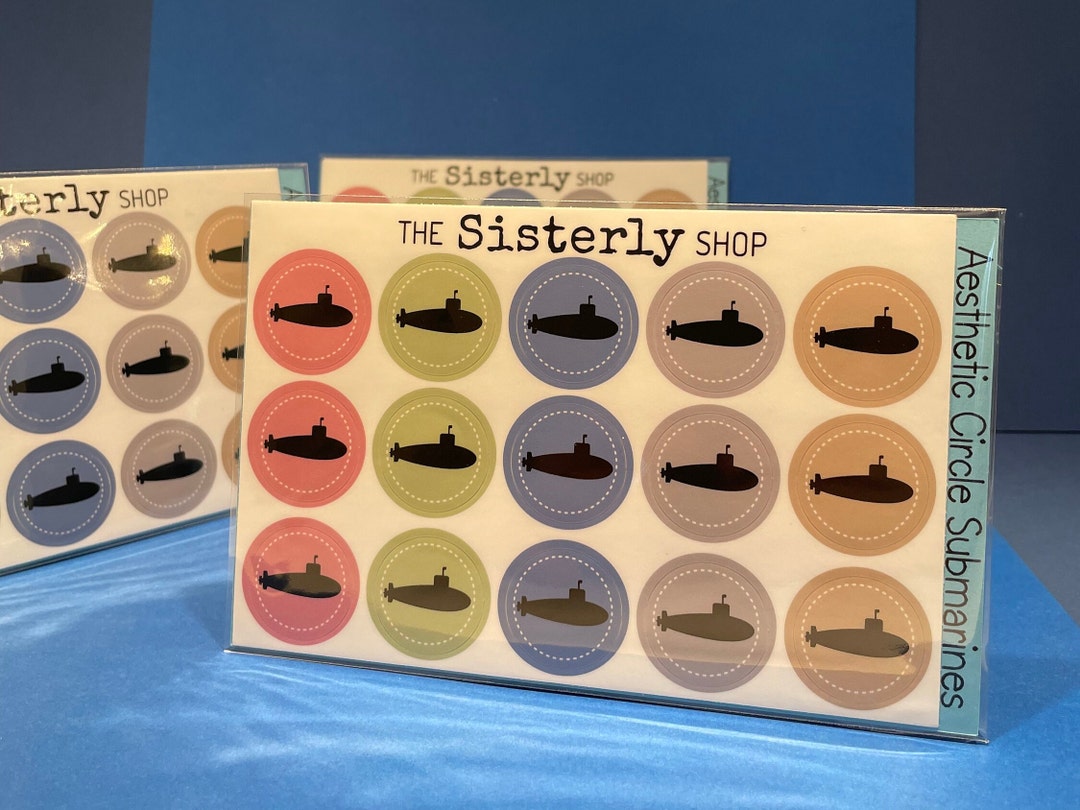 Submarine Envelope Sealer Sticker Sheet US Navy Sub Wife Boat Auction ...