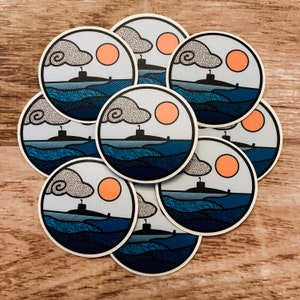 Mosaic Submarine - Submarine - Submarine Sticker - Navy Gift ...