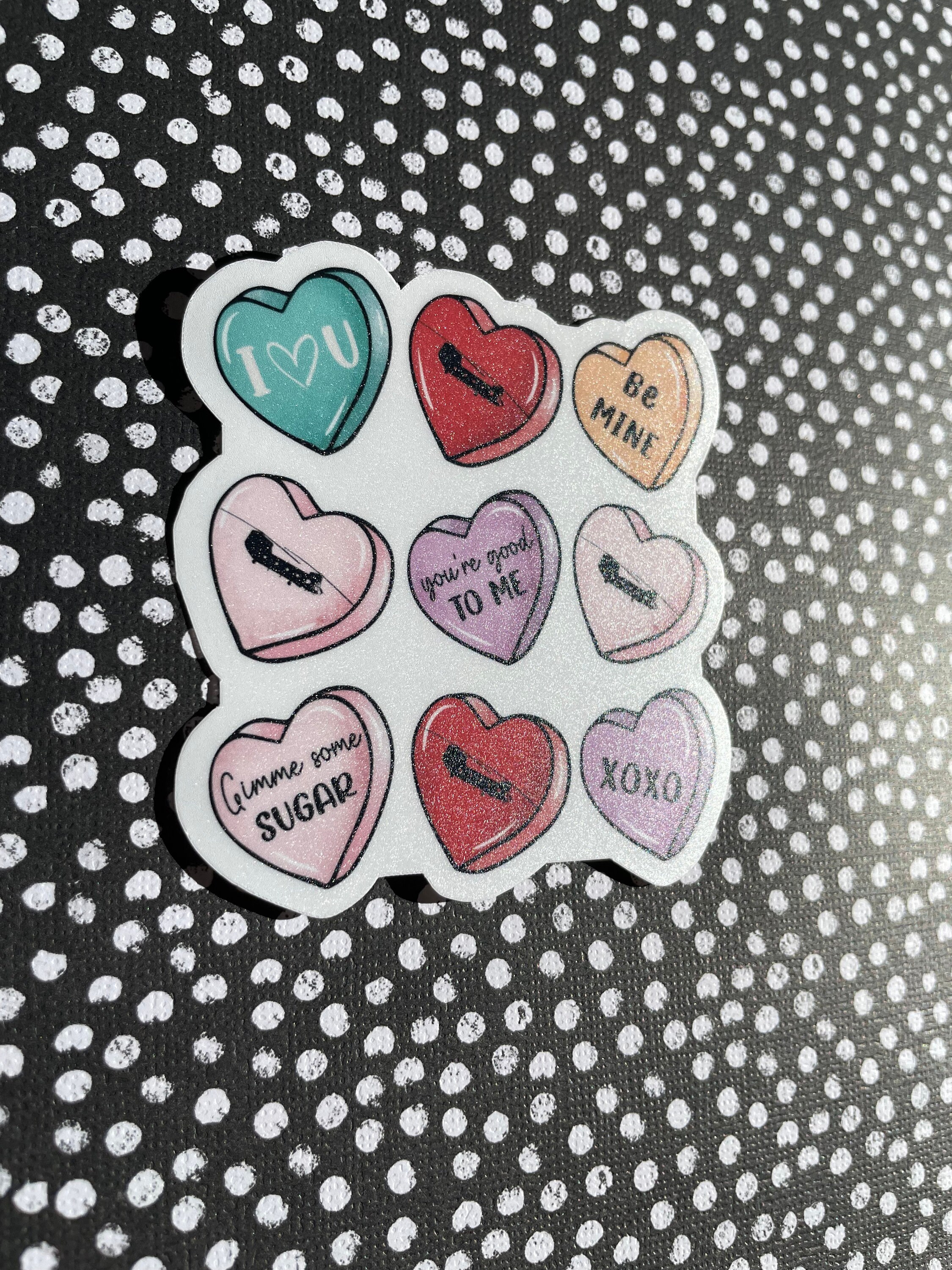 Helicopter Candy Heart Stickers - Army Helicopter - UH-60 Blackhawk, AH ...