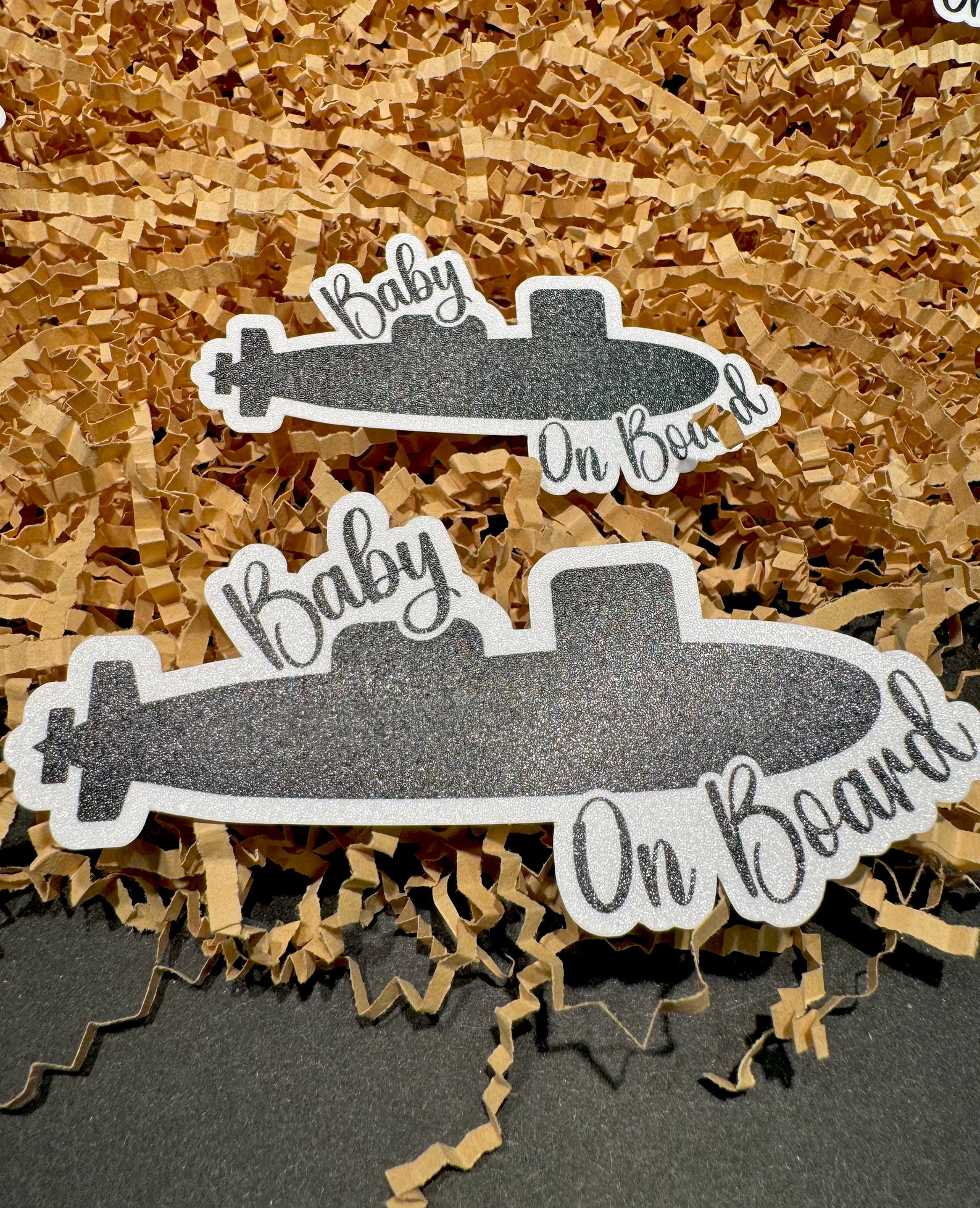 Baby on Board Submarine Sticker Submarine Sticker Submarine Drydock ...