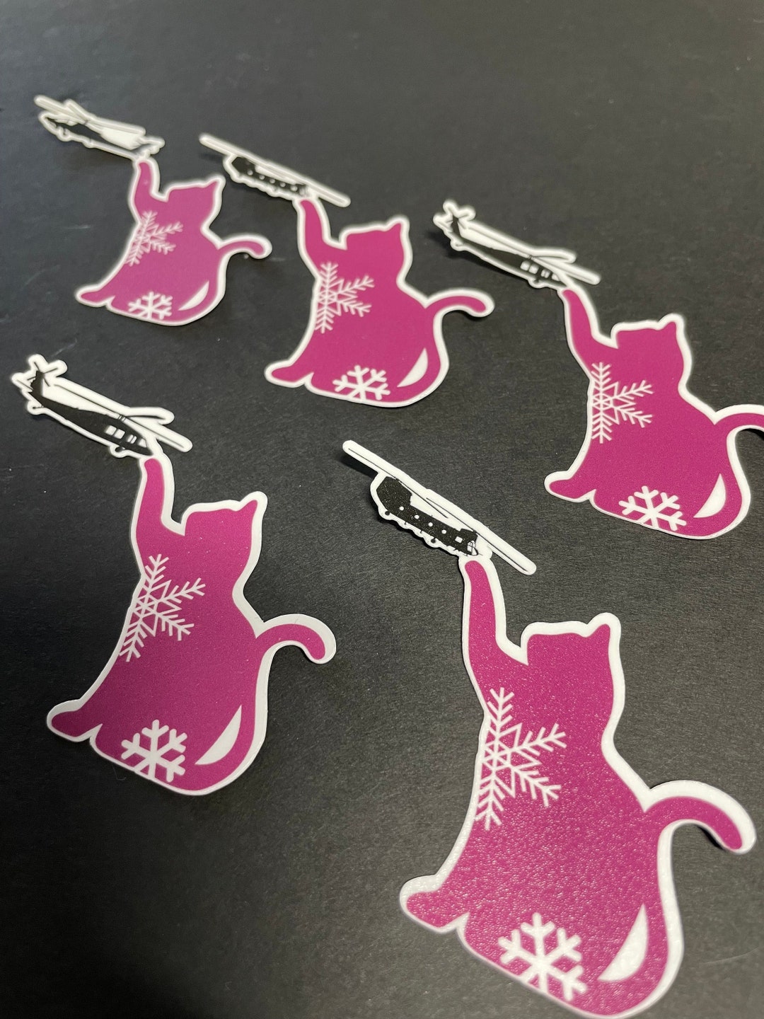 Army Helicopter Cat Lover Sticker Chinook Blackhawk Apache - Etsy