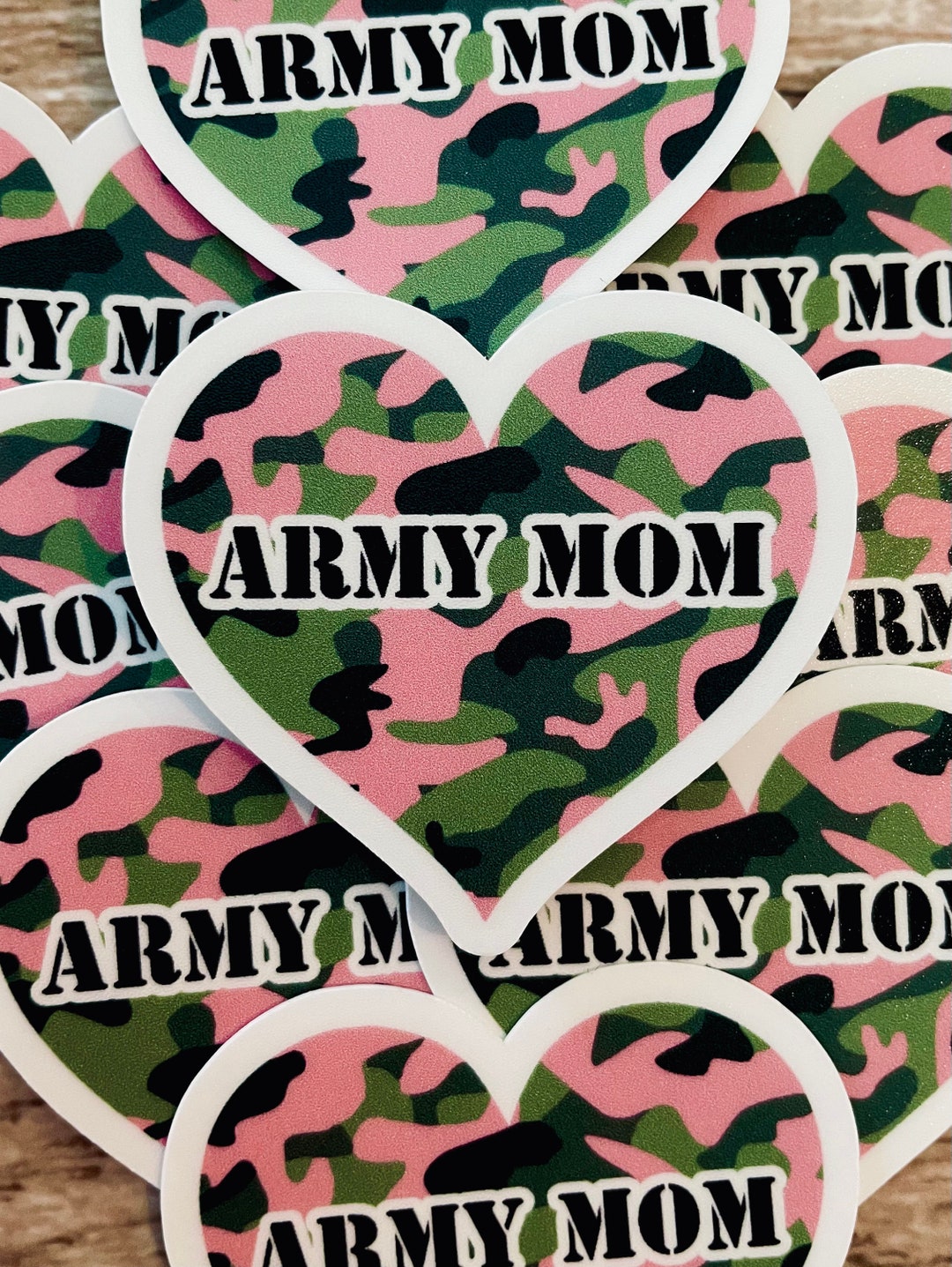 Army Mom Sticker, Army Heart Stickers, Pilot Mom Stickers, Army Mom ...
