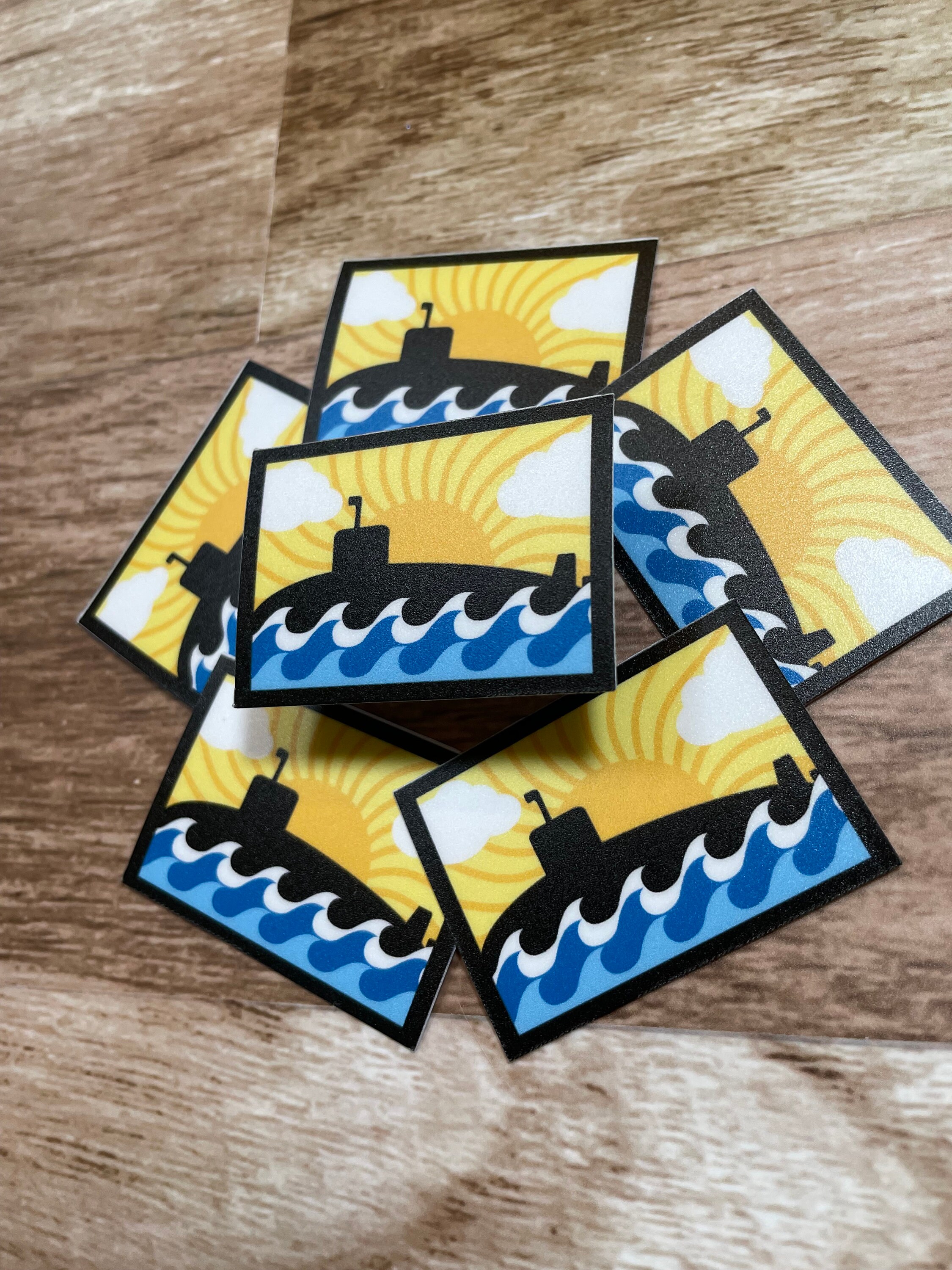 Submarine Sticker - Submarine Sunset Sticker - Submarine Sticker ...