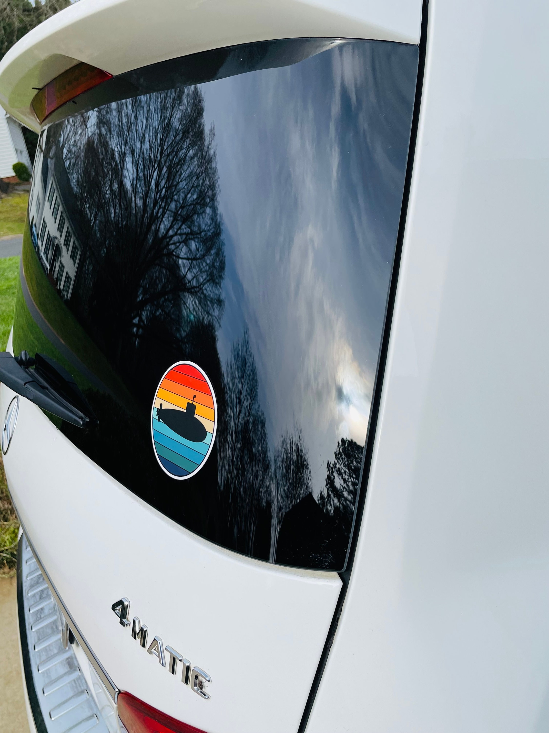 Submarine Decal Sticker - Submarine Car Sticker - Submarine Retro ...