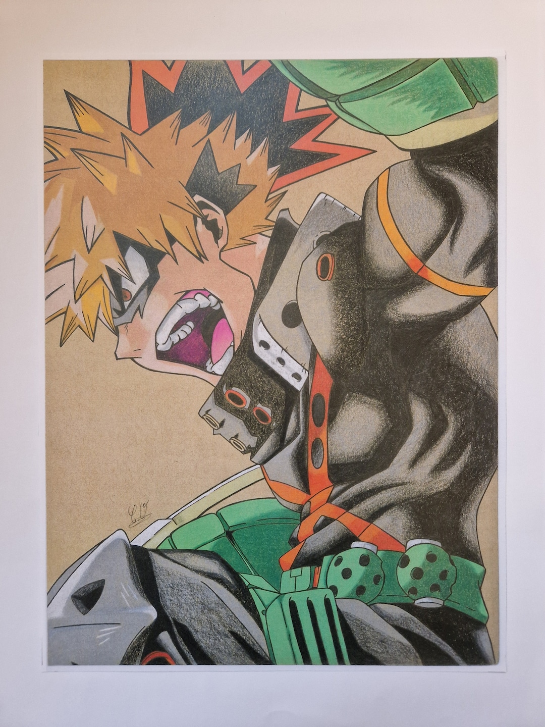 Print Bakugo Katsuki Format A4 - Etsy