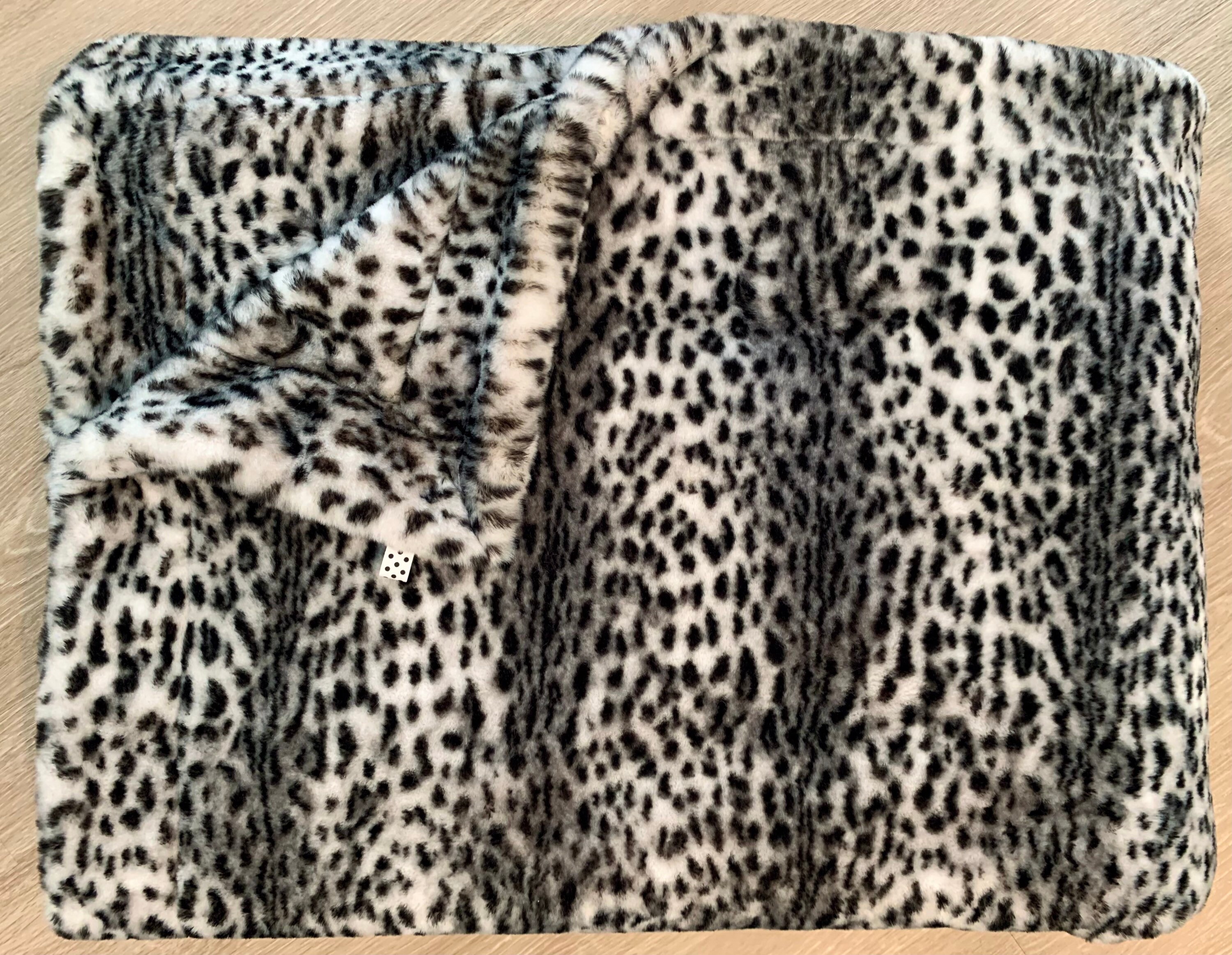 Savanna Snow Black Cheetah Minky Luxe Cuddle Blanket Camel Pecan ...