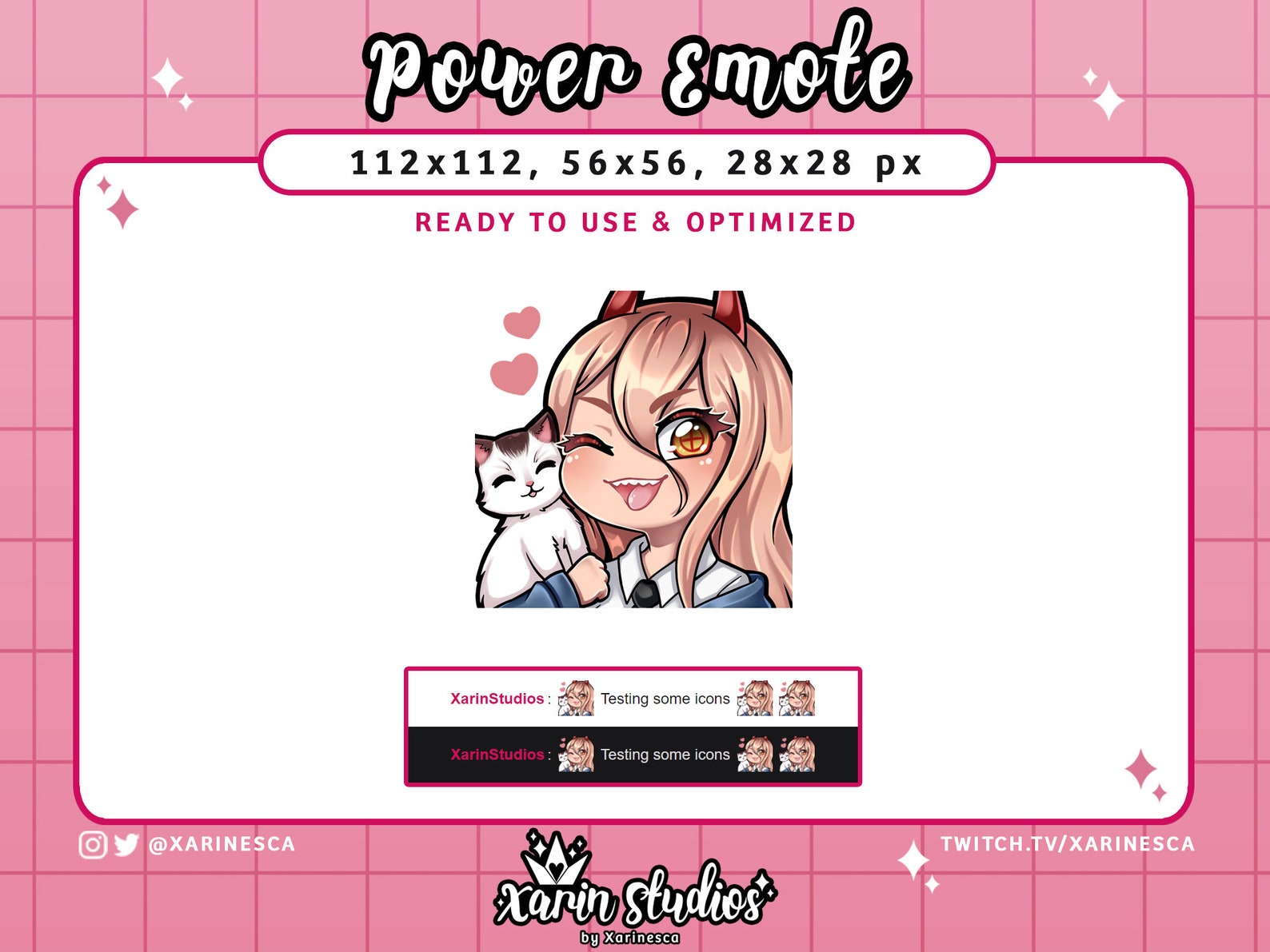 CSM Power Emote for Twitch / Discord / Youtube / Stream Emotes - Etsy