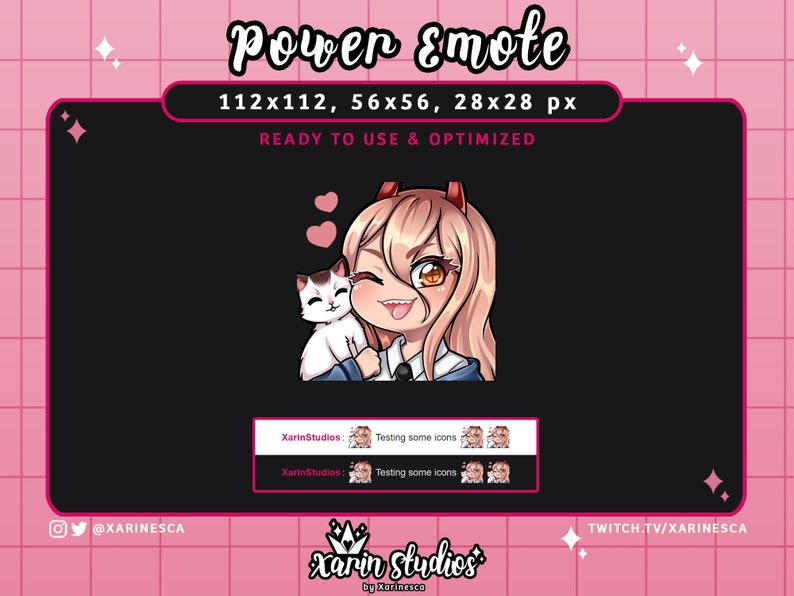CSM Power Emote for Twitch / Discord / Youtube / Stream Emotes - Etsy