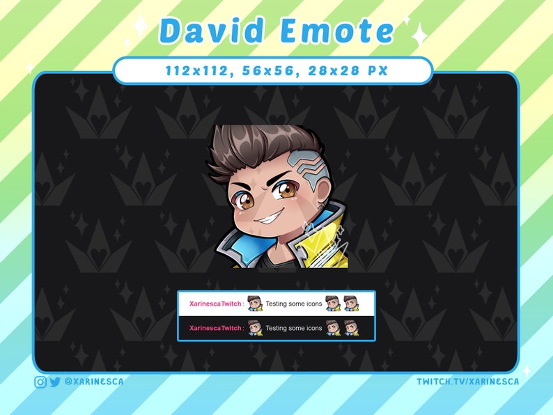 Cyberpunk Edgerunners David Emote for Twitch / Discord / Youtube ...