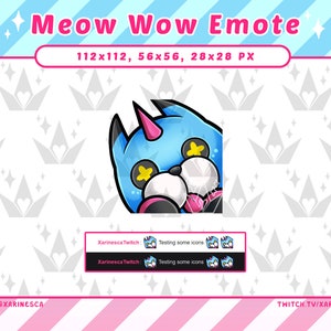 Kingdom Hearts Meow Wow Emote for Twitch / Discord / Youtube / Stream ...