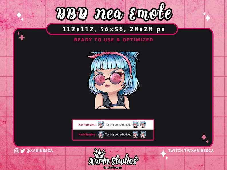 DBD Nea Emote for Twitch / Discord / Youtube / Kick / Stream Emotes - Etsy