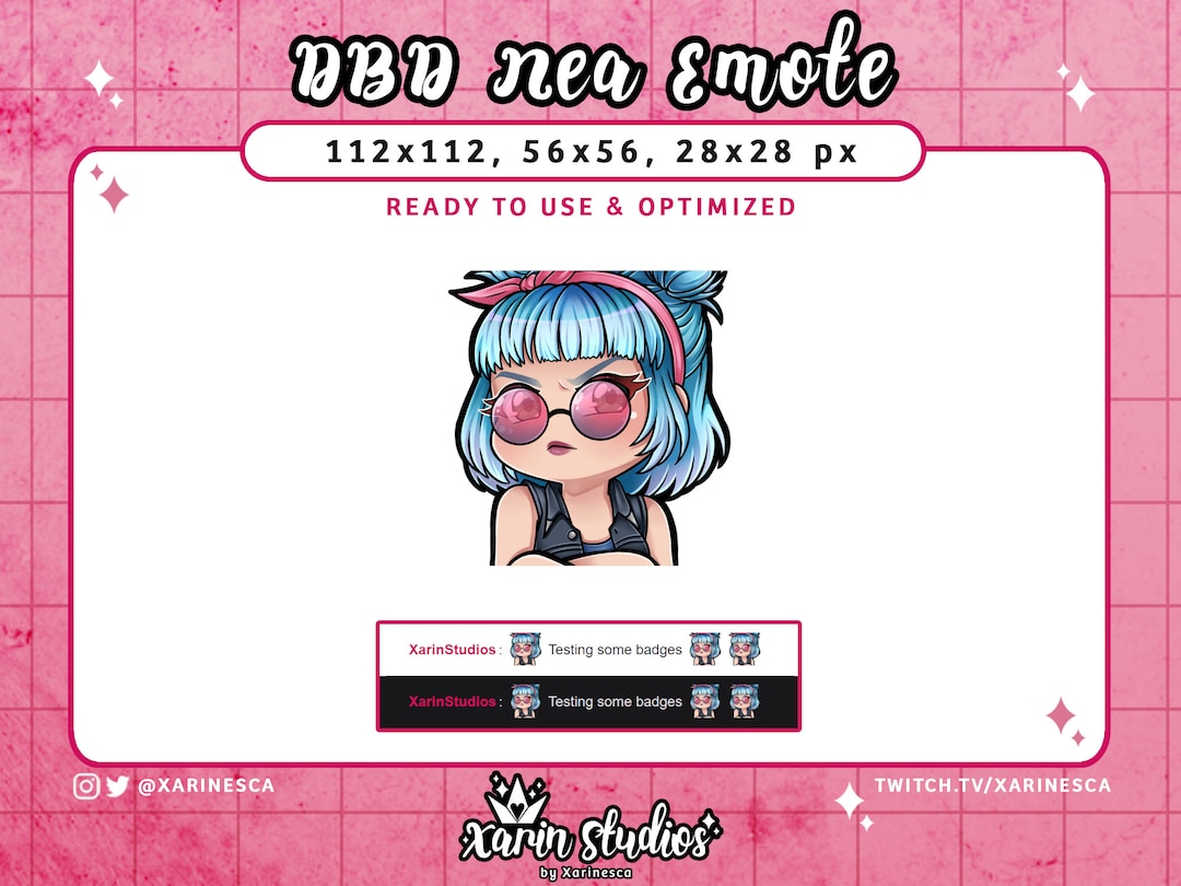 DBD Nea Emote for Twitch / Discord / Youtube / Kick / Stream Emotes - Etsy