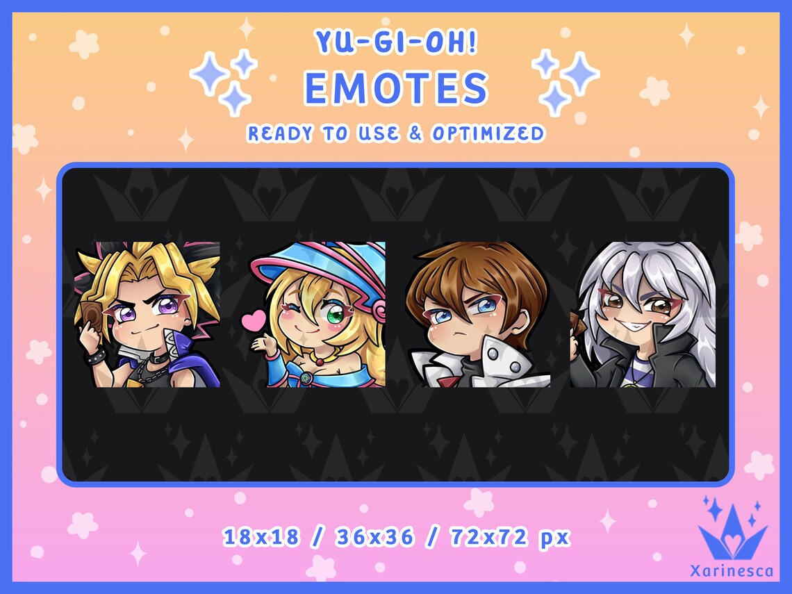 YU-GI-OH Emote Set for Twitch / Discord / Youtube / Stream Emotes - Etsy