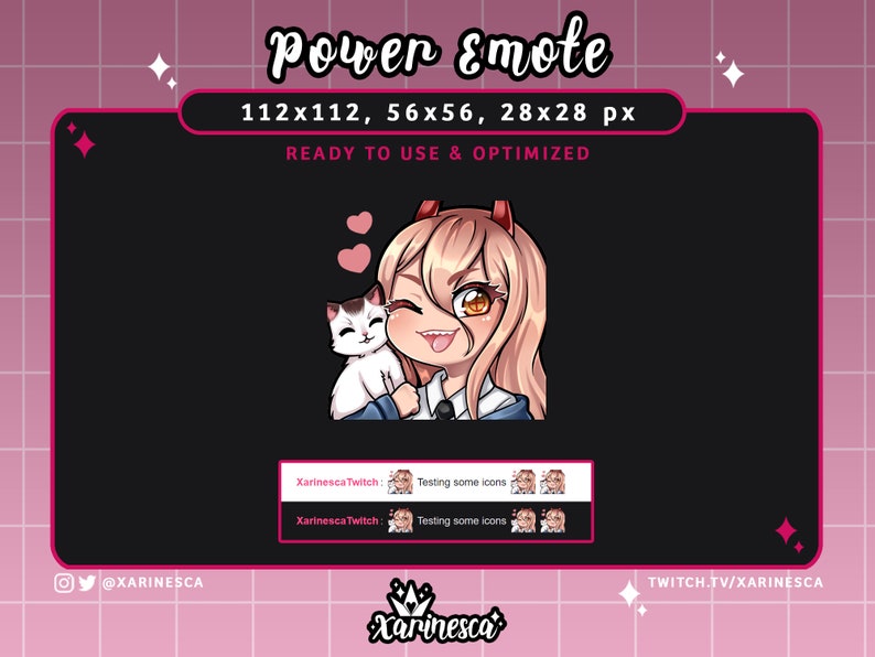 CSM Power Emote for Twitch / Discord / Youtube / Stream - Etsy