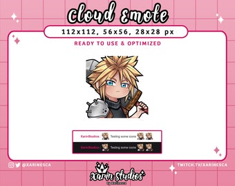 Final Fantasy 7 Aerith Emote for Twitch / Discord / Youtube / Stream ...