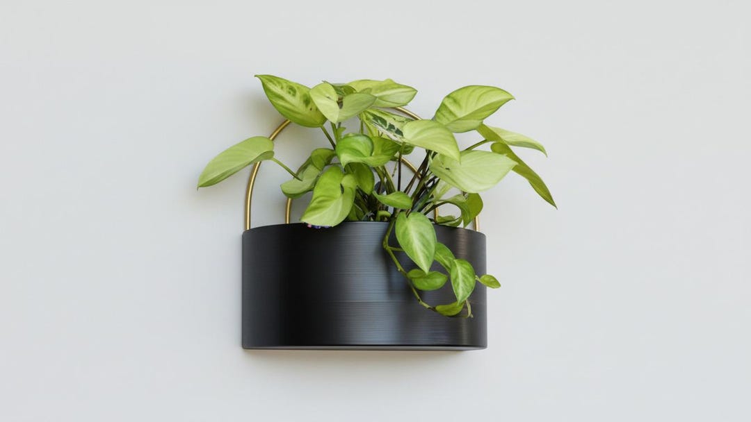 Handcrafted Hammered Copper Wall Planter Elegant Indoor Decor - Etsy