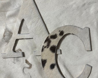 18custom Handmade Rustic Western Cowhide Letters Home Decor Wall ...