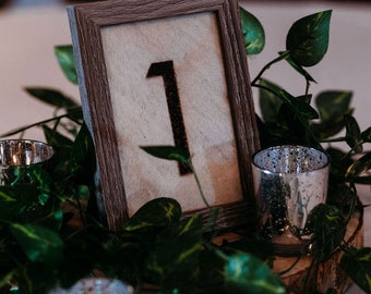 Authentic Cowhide Table Numbers - Etsy