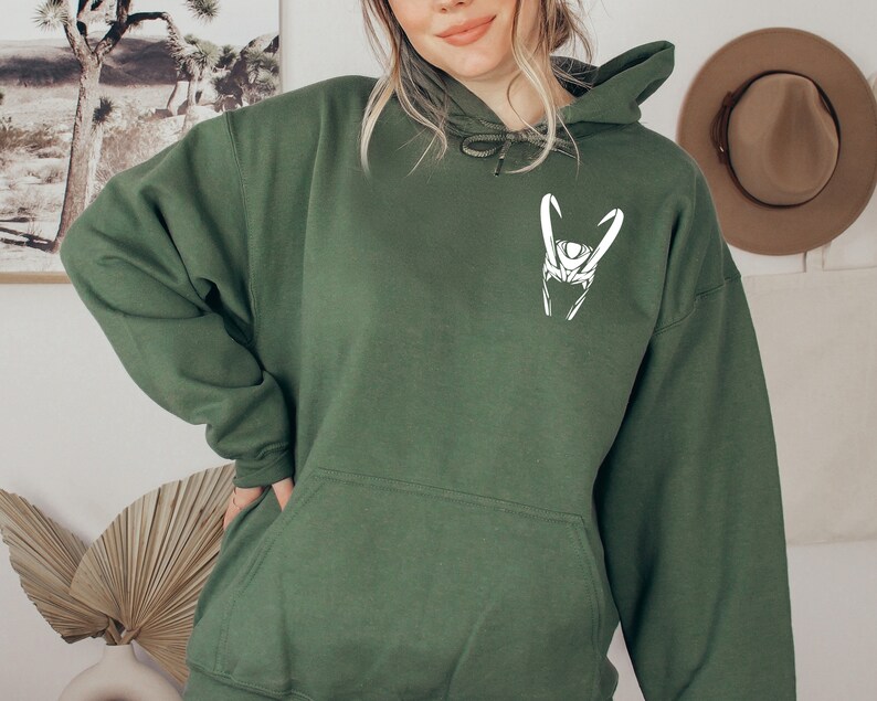 Loki Laufeyson Hoodie, Avengers Sweater, Marvel Sweatshirt, Loki God of ...