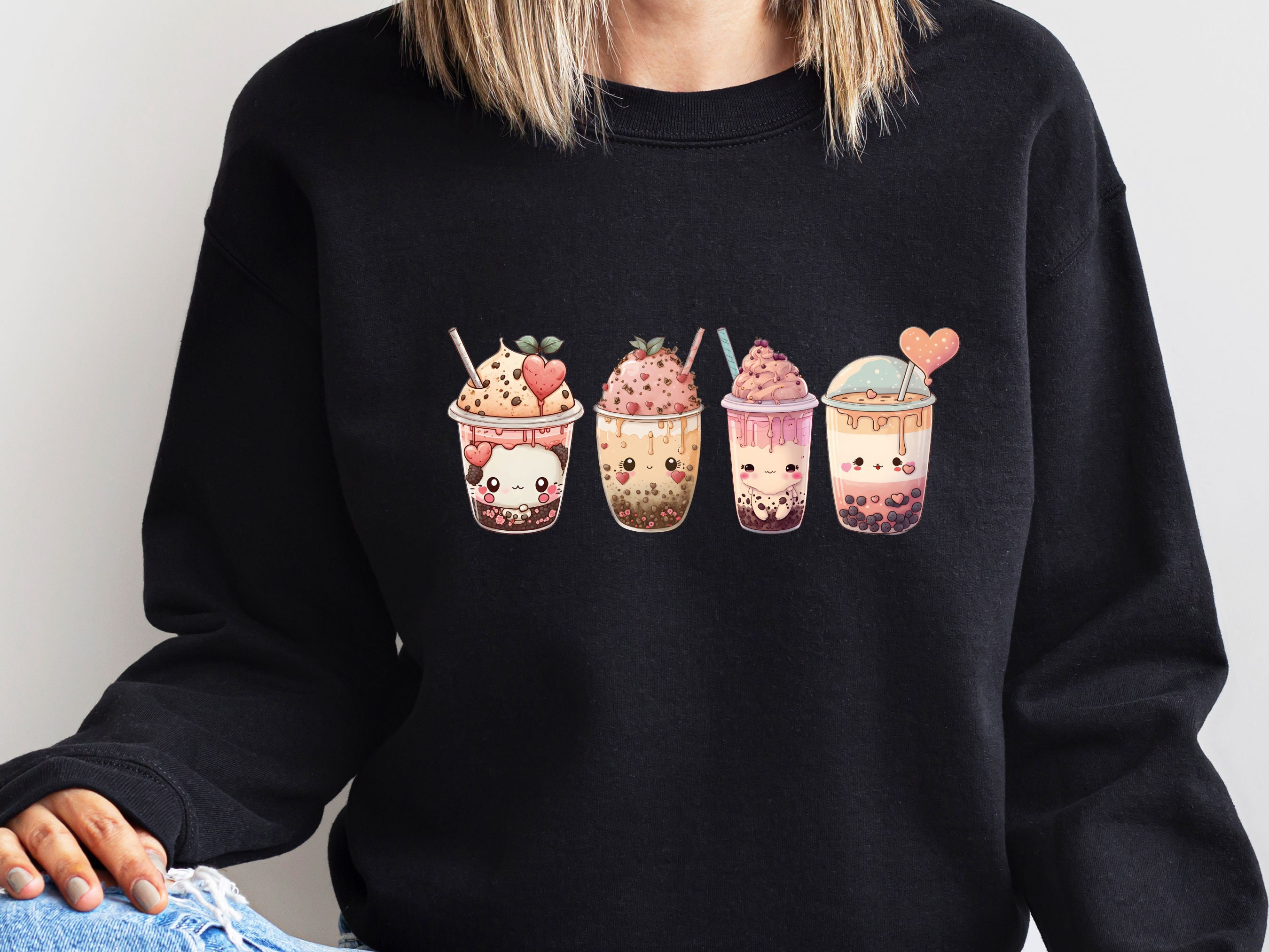 Bubble Tea Hoodie, Boba Tea Sweatshirt, Bubble Tea Gift, Funny Tea ...